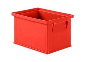 4052939495835 - Stapelkasten Serie 14 6-4 aus Polypropylen mit Griffmulde Inhalt 25 L rot