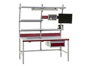 4030177063924 - Hüdig+Rocholz Komplettpacktisch Kompakt System Flex 1600 mm höhenverstellbar