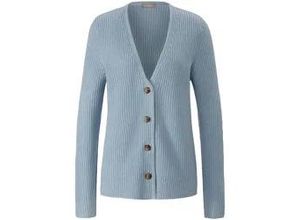 4065691003705 - Strickjacke aus Seide und Kaschmir blau 40