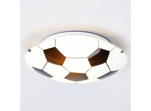 6291105703680 - Lindby - Schwarzweiße Deckenleuchte Fußball - Schwarz weiß