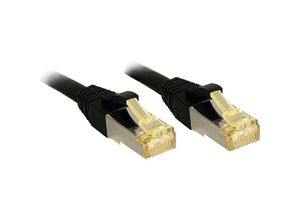 4002888473101 - 47310 RJ45 Netzwerkkabel Patchkabel cat 6a (Rohkabel cat 7) s ftp 300 m Schwarz mit Rastnase - Lindy