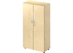 4250510810897 - Select Schrank LOGIN 4 Ordnerhöhen B 800 x T 420 x H 1470 mm Ahorn Dekor Ahorn Dekor