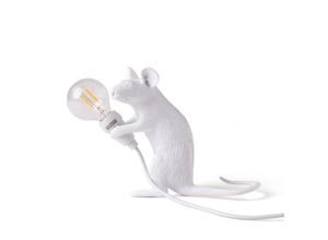 8008215152219 - SELETTI Mouse Lamp LED-Dekolampe USB sitzend weiß