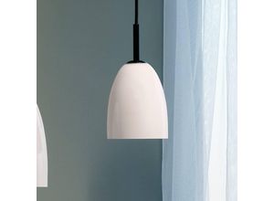 5704709073031 - Dyberg Larsen Lighting - Dyberglarsen Jazz Opal schwarze Kuppel-Deckenleuchte 12cm