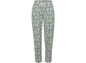 4065691623675 - Lange Bundfalten-Hose Karla Green Cotton weiss 40