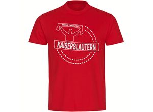 4068859137427 - multifanshop Herren T-Shirt - Kaiserslautern - Meine Fankurve - Druck weiß - Männer