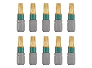 4009311242952 - Titan Bits 10er Torx T 20 Bit-Set 25 mm Schraubendreher Bits (magnetisch universell)