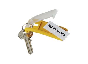 4005546103815 - ROT - Durable Schlüsselanhänger 195703 key clip - 1957 6 St