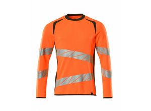 5711074874996 - Sweatshirt moderne Passform Sweatshirt Gr 5XLONE hi-vis orange dunkelanthrazit - Mascot