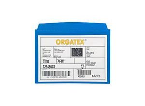 4050827013444 - Orgatex-Magnettaschen A6 quer blau 10 St