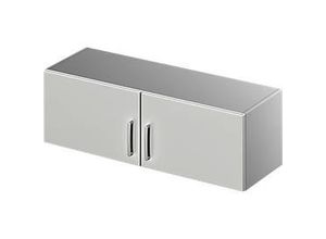 4051273739537 - Genius Aufsatzschrank TETRIS SOLID Stahlkorpus 1 OH B 1200 mm lichtgrau weißalu