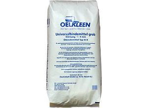 4260547820189 - Universalbindemittel OEL-KLEEN Typ III R für Innen & Außen Granulatkörnung 1-4 mm grau Volumen 40 l pro Sack Palette mit 36 Sack