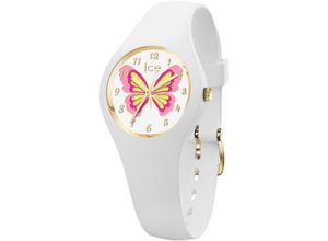 4895173317941 - Quarzuhr ICE-WATCH ICE fantasia - Butterfly Extra small 3H Armbanduhren weiß Kinder Kinderuhren Armbanduhr Kinderuhr Mädchenuhr Schmetterling Schulanfang