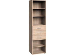 4038061009157 - Regal WIMEX Multiraumkonzept Regale Gr B H T 40 cm x 185 cm x 40 cm braun (eiche sägerau nachbildung) Büroregal Büroregale und Aktenregale Breite 40 cm