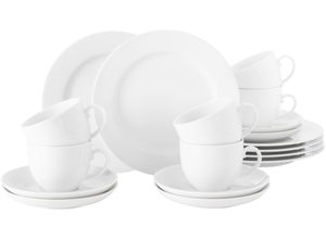 4052212062891 - Kaffeeservice SELTMANN WEIDEN Geschirr-Set Service Rondo Geschirr-Sets Gr 18 tlg weiß Geschirr-Sets für 6 Personen 18 Teile