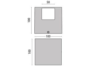 8018367612271 - Performance in Lighting LED-Wandleuchte 303349 in Grau 4WB 4000K