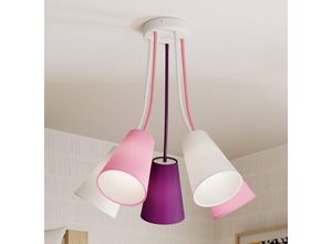 5901780517120 - Deckenlampe Wire Kids 5-flammig weiß pink violett