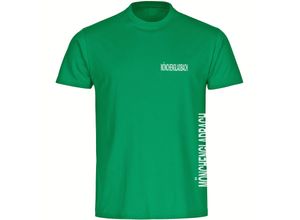 4068859167226 - multifanshop Herren T-Shirt - Mönchengladbach - Brust & Seite - Druck weiß - Männer