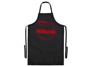 4068859138059 - multifanshop Grillschürze - Kaiserslautern - Meine Fankurve - Druck rot - Schürze