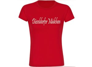 4068859150969 - multifanshop Kinder T-Shirt - Düsseldorf - Düsseldorfer Mädchen - Druck weiß - Kind