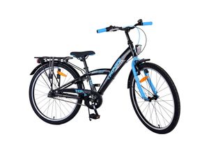 4067872155128 - TPFSports Thombike Kinderfahrrad - Jungen - 24 Zoll - Rücktritt + Handbremse - 3 Gänge - Blau