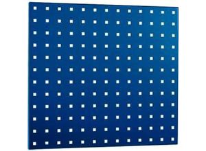 4051273747167 - Lochplatte zur Montage 495 x 457 mm enzianblau RAL 5010