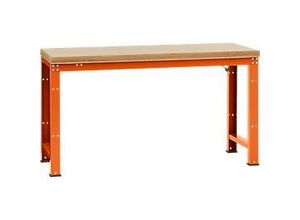 4045916087925 - Werkbank Profi Standard Tischplatte Multiplex B 1750 x T 700 rotorange