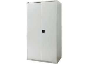 4051273769671 - Genius Schwerlastschrank FS Stahlblech B 1055 x T 620 x H 1950 mm 5 OH lichtgrau bis 1000 kg