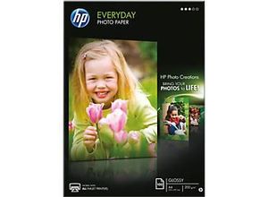 0808736472647 - HP Everyday Photo Paper - Fotopapier glänzend - A4 (210 x 297 mm) - 200 g m2 - 100 Blatt - für Deskjet 2050 J510 3050