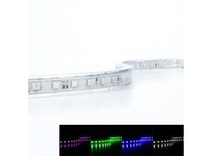 4063592005989 - HighVoltage RGB 230V LED Streifen 50M 8W m 60LED m 14mm IP44 Farbwechsel