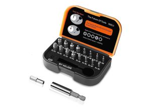 4260397847343 - TACKLIFE DSE01 Beschädigte Schraube Extraktor Kit 18pcs Schraube Extraktor Remover Set von Easy Out magnetische Verlängerung Bit-Halter und Socket-Adapter für beschädigte Bolzen oder Schrauben 2-12mm Härte 62HRC