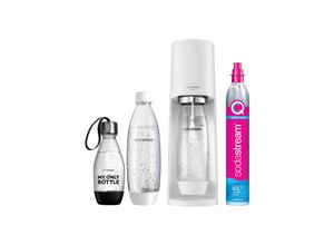 7290113767881 - Soda Stream - SodaStream Terra weiß Vorteilspack mit 3 Flaschen Wasseraufbereiter und Zubehör