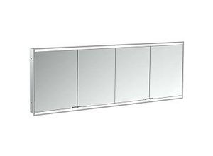 4018445145336 - Emco prime Unterputz-Lichtspiegelschrank 949706265 1800x730mm 4-türig aluminium spiegel