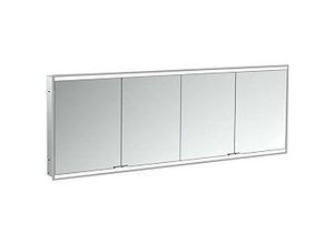 4018445145367 - Emco prime Unterputz-Lichtspiegelschrank 949706267 2000x730mm 4-türig aluminium spiegel