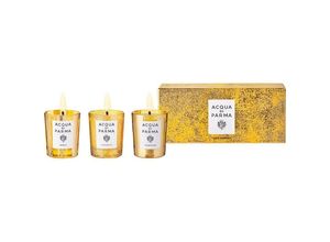 8028713822100 - Acqua di Parma Home Fragrance Home Collection Limited EditionCandle Trio Bosco Kerze 70 gr + Panettone Kerze 70 gr + Caminetto Kerze 70 gr