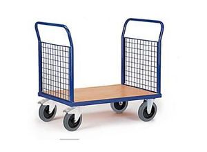 4250448500532 - Rollcart Gitter-Doppelstirnwandwagen 850x500mm mit 500kg Tragkraft