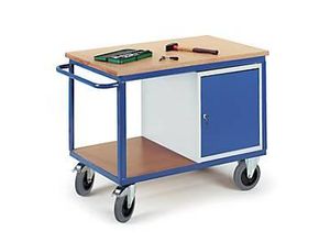 4250448501867 - Rollcart Werkstattwagen mit Stahlschrank 600kg Tragkraft