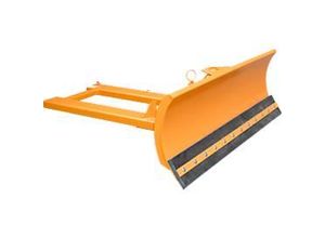 4052462012165 - eurokraft pro Schneeschieber für Gabelstapler Gummischürfleiste Schildbreite 2400 mm