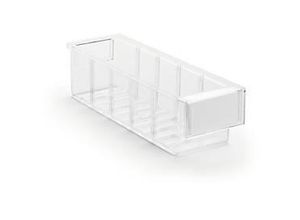 6416763039302 - 527497 Kleinteilebehälter (B x H x T) 92 x 82 x 300 mm Transparent 30 St