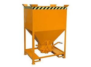 4052462052666 - Silobehälter Typ SG 600 Einfahrtaschen Inhalt 600 Liter orange RAL 2000