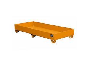 4052462041165 - Stahl-Auffangwanne ohne Gitterrost 1800 x 800 mm orange RAL 2000