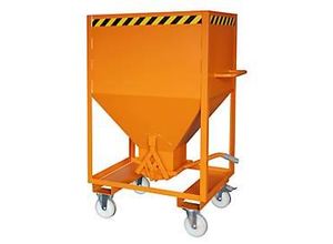 4052462013926 - Silobehälter Typ SRE 600 Scherenverschluss Inhalt 600 Liter lackiert orange RAL 2000