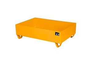 4052462020894 - Stahl-Auffangwanne ohne Gitterrost 1200 x 800 mm orange RAL 2000