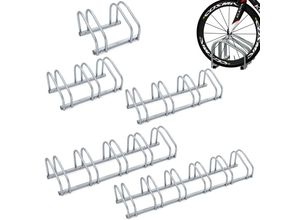 4250525389654 - monzana® Fahrradständer für 5 Fahrräder 130 x 32 x 27 cm