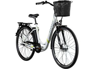 4260582291418 - Z510 E Bike Damenfahrrad ab 155 cm Rücktritt Pedelec 28 Zoll Fahrrad mit tiefem Einstieg Hollandrad mit 3 Gang Nabenschaltung StVZO