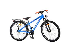 4067872154954 - TPFSports Cross Kinderfahrrad - Jungen - Rücktritt + Handbremse - 24 Zoll - Grau