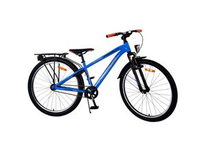 4067872155036 - TPFSports Cross Kinderfahrrad - Jungen - Rücktritt + Handbremse - 26 Zoll - Blau