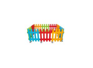 8693461042737 - Pilsan Kunststoff Spielzaun Multi 06226 Laufgitter 10 Elemente á 51 x 4 x 54 cm bunt