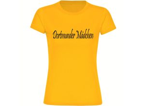 4068859190200 - multifanshop® Kinder T-Shirt - Dortmund - Dortmunder Mädchen - Druck schwarz - Kind