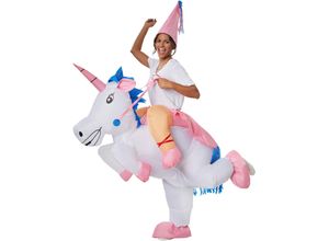 4061173017437 - tectake® Unisexkostüm Einhorn